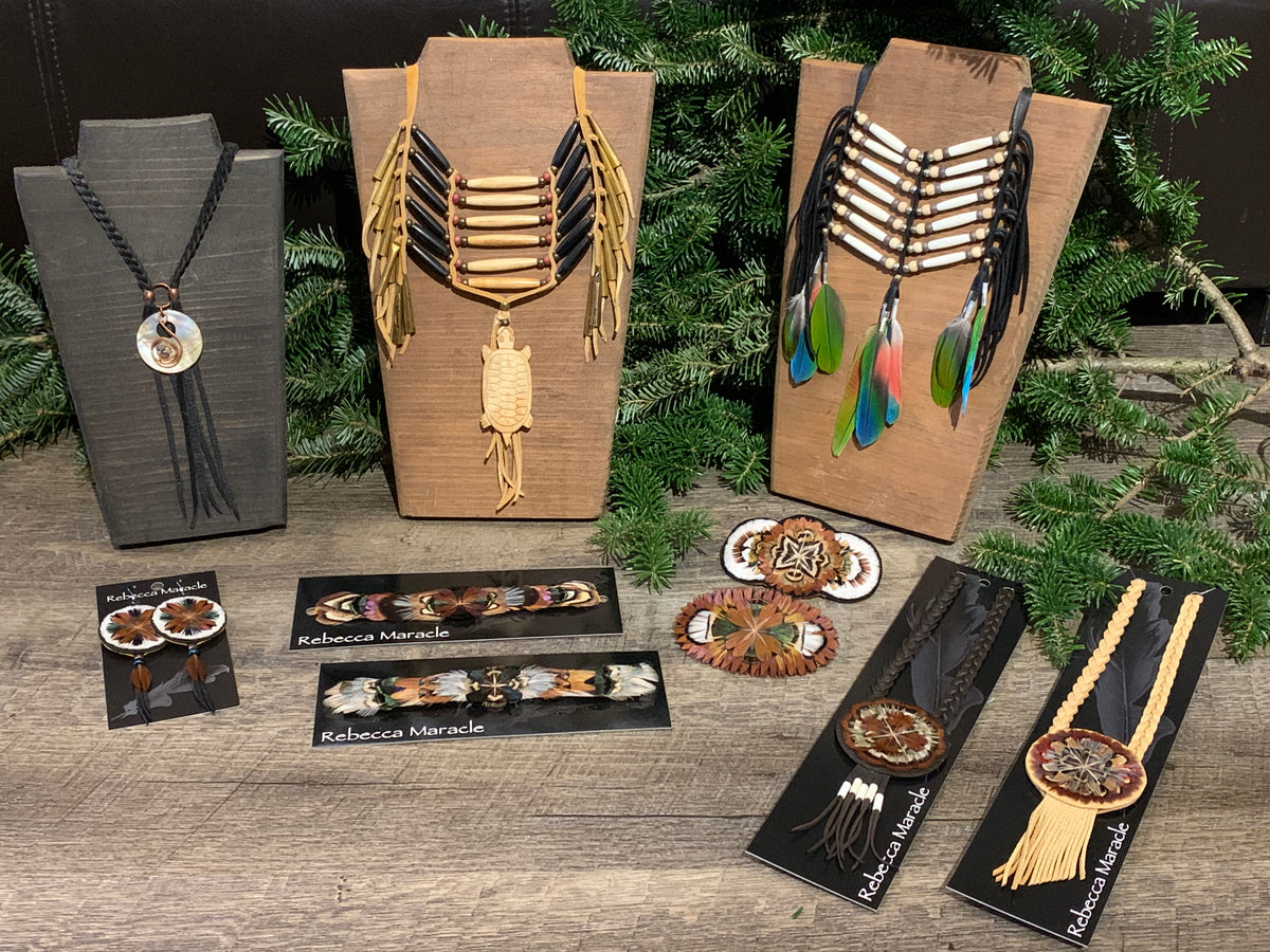 Wearable Art – Rebecca Maracle Mohawk Feathersmith