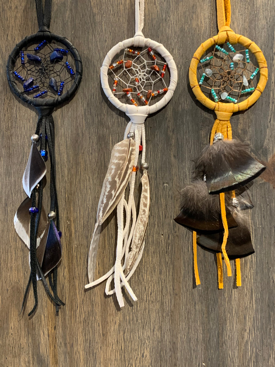 Mini Dream Catcher - 2" – Rebecca Maracle Mohawk Feathersmith