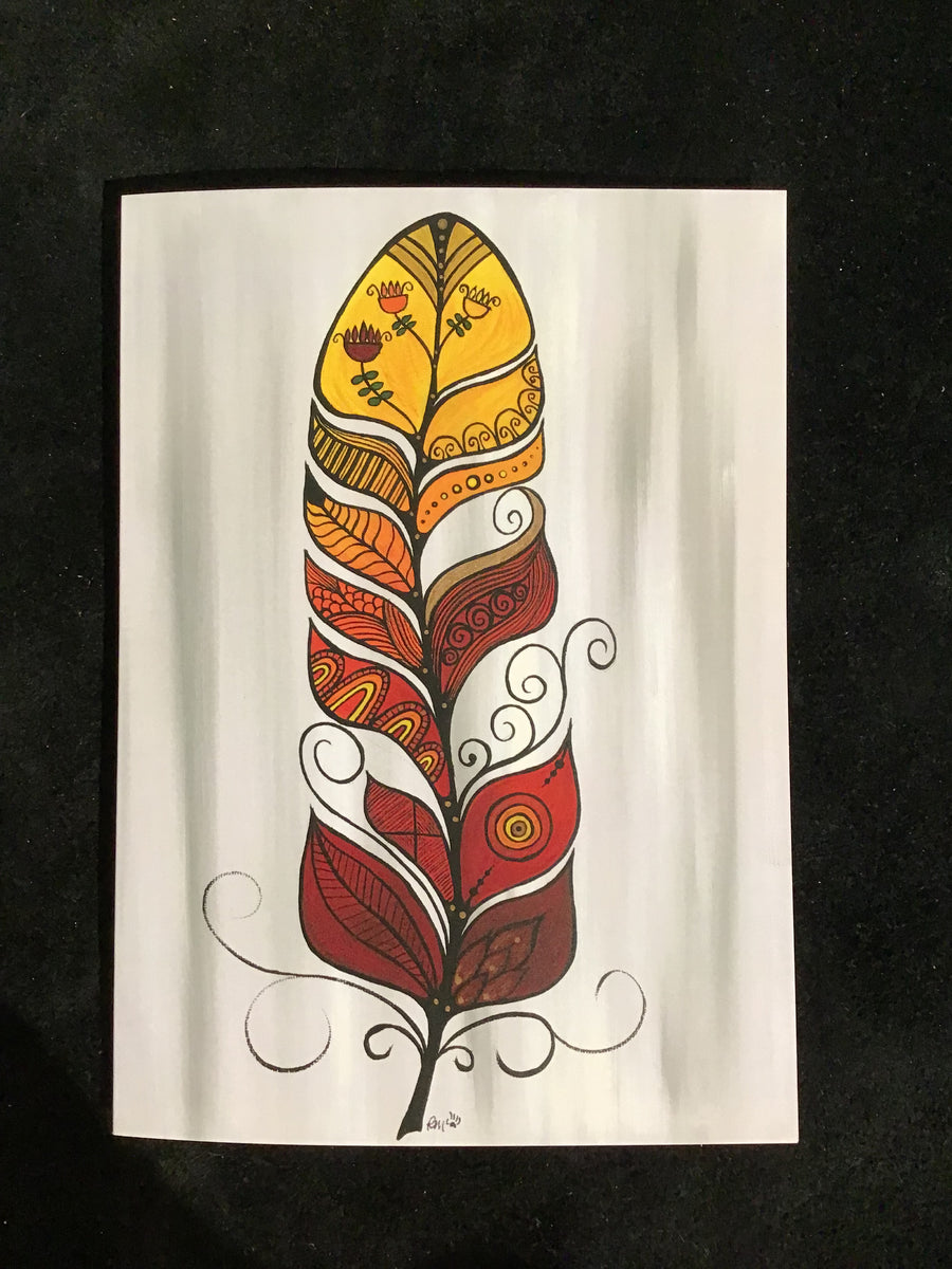 “I Am Fire” Art Card – Rebecca Maracle Mohawk Feathersmith