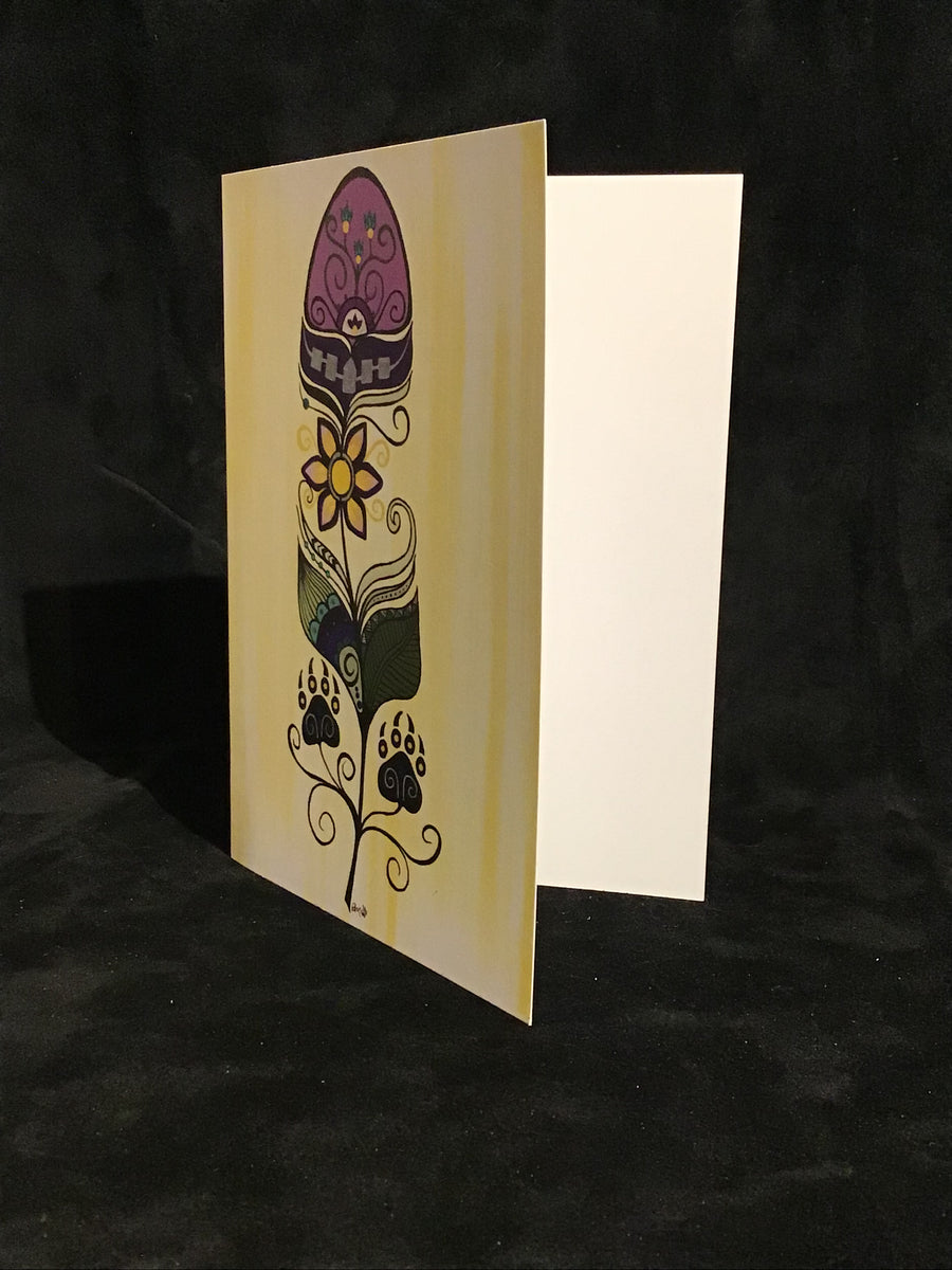 “Medicine Walk” Art Card – Rebecca Maracle Mohawk Feathersmith